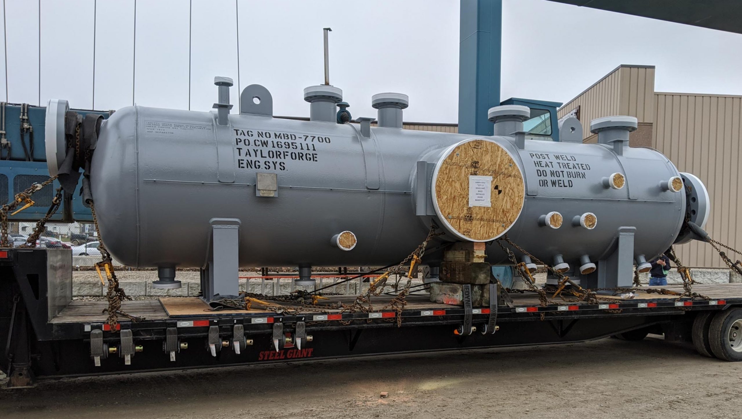 High Pressure Offshore Separator Vessel 2020 - Taylor Forge